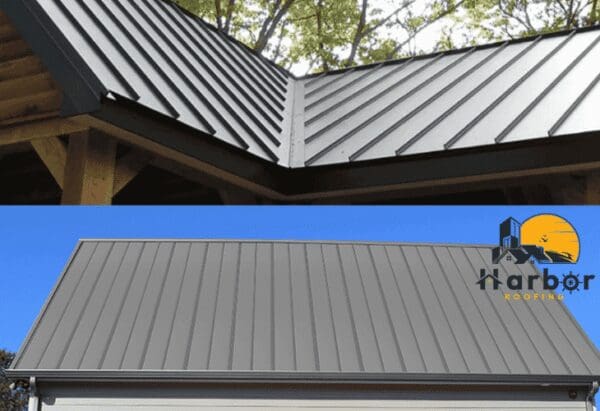 Comparing 5V Crimp Metal Roof and Standing Seam - Harbor Roofing - Best ...